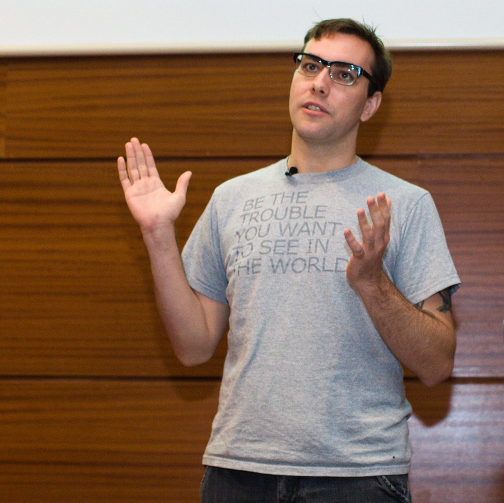 Jacob Appelbaum at GUADEC 2012 [LWN.net]