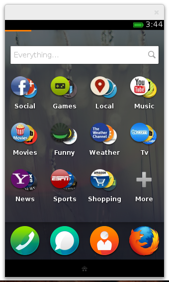 FirefoxOS 1.0 simulator screenshots [LWN.net]