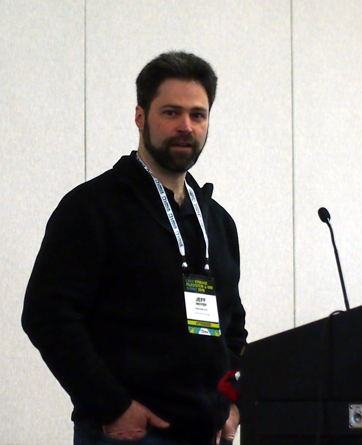 Jeff Moyer at LSFMM 2016 [LWN.net]